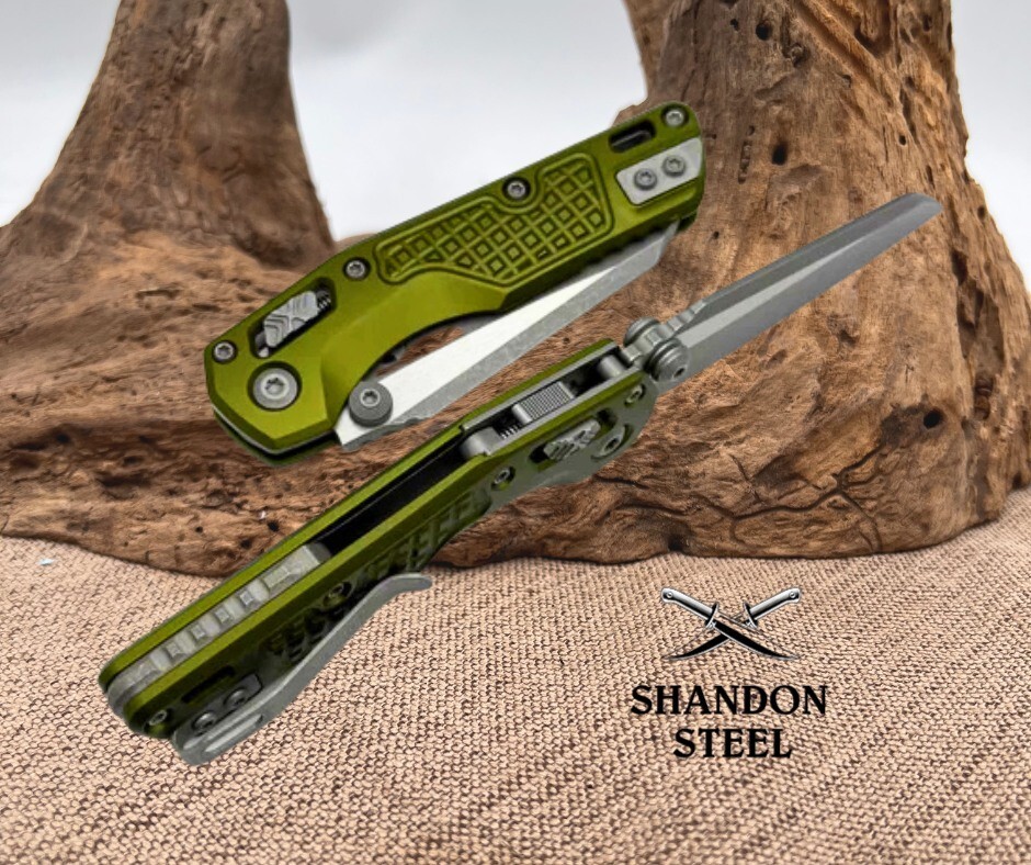 Microtech MSI RAM LOK Mini OD Green Frag Aluminum Handles w ...