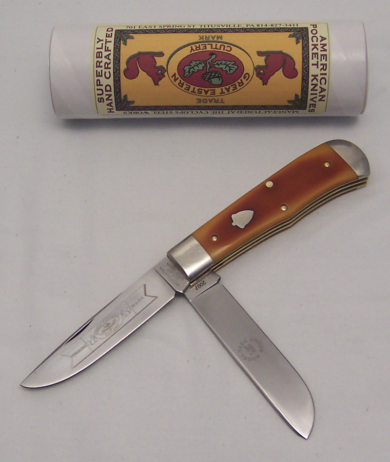 Great Eastern Goldenrod 3 3/4" Trapper - Model 73 Scout With End Cap