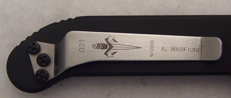 Microtech 3 1/4" Mini UMS - Hand Ground Devin Thomas Damascus - Ray ...