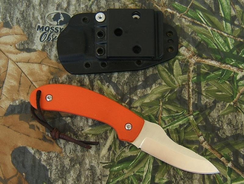 BLADE-TECH PROHUNTER KNIFE, S30V, Tim Wegner Design, Orange G-10 Handle