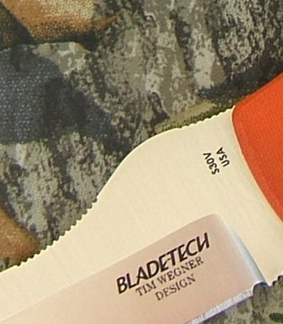 BLADE-TECH PROHUNTER KNIFE, S30V, Tim Wegner Design, Orange G-10 Handle