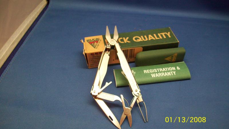 Buck Knives Mini Buck Model 350 Multi Tool, DISCONTINUED, MIB NOS ~ ONLY 1