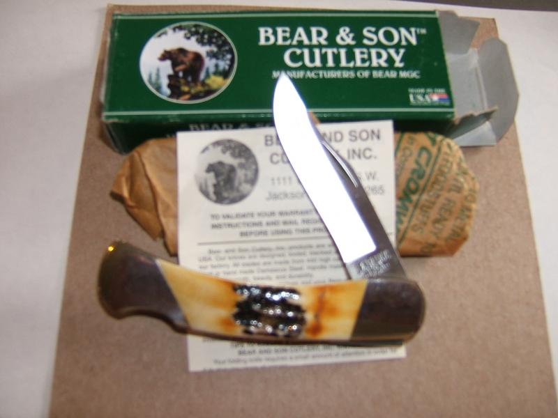 BEAR # 505 INDIA STAG LOCKBACK MINT IN BOX