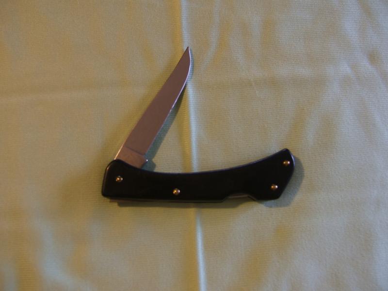 REMINGTON USA BANDIT LOCKBACK BLACK DELRIN HANDLES