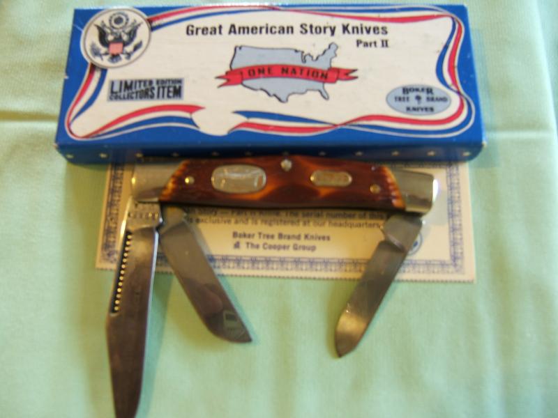 Boker BI-CENTENNIAL LIMITED EDITION "GREAT AMERICAN STORY" 1970'S