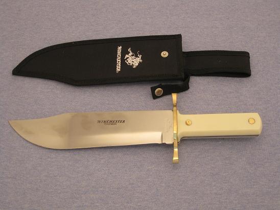 W40 14030I Winchester Ivory handled Bowie Knife