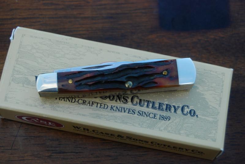 Case XX USA 6215 SS Wormgroove Bone Gunstock Jack 1997 NIB