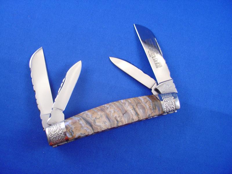 Queen Custom Congress Knife Painted Pony By Michael Prater "002"