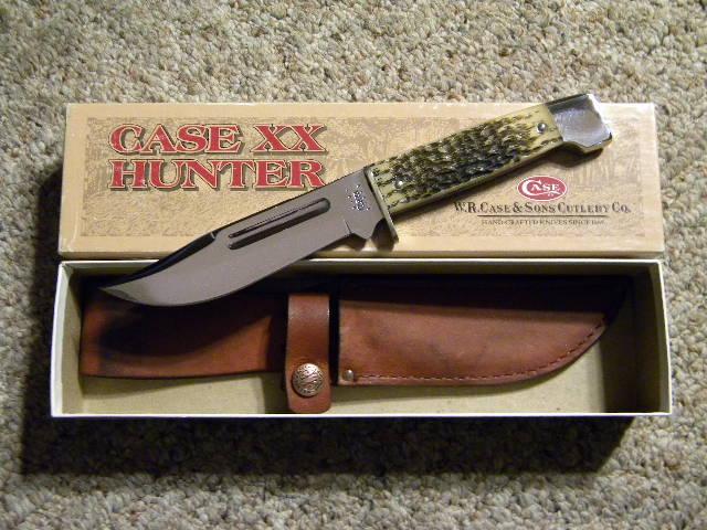 Case XX USA 2001 Bone 647-5 SS Fixed Blade Sheath Knife
