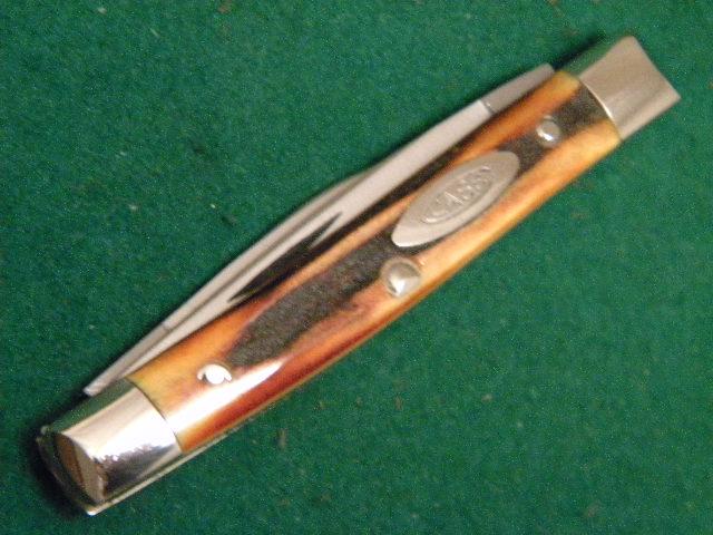 Case XX Stainless USA 5233 SSP 4 Dot (1976) Stag 2 Blade Pen Knife