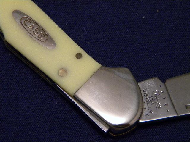 Case XX USA 2000 Yellow Composition 31549L CV Copperlock Knife - NIB