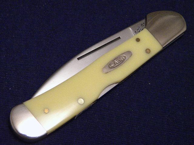 Case XX USA 2002 Yellow Composition 31549L CV Wharncliff Copperlock ...