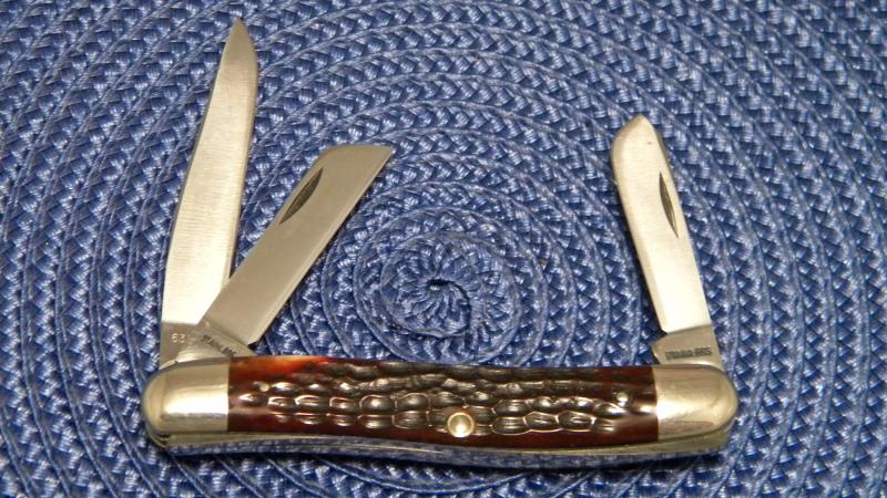 Case XX Stainless USA 1965-69 Bone 6318 HP SSP 1st Model Stockman Knife
