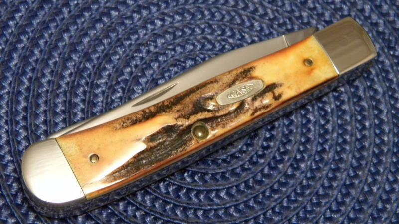 Case XX SS USA 4 Dot (1986) Stag 5254 Trapper Knife