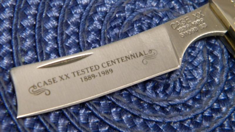 Case XX USA Stag 511098 SS "Case XX Tested Centennial 1889-1989" Razor ...