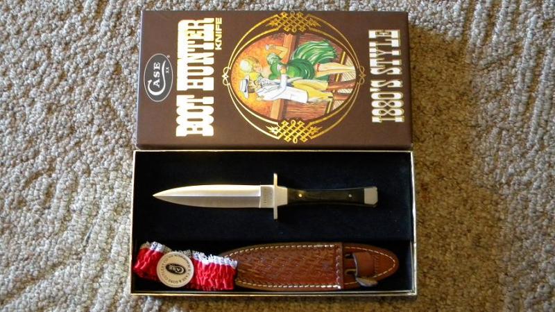 Case XX SS USA 10 Dot (1980) Wood P62-4 1/2 Boot Hunter Fixed Blade ...