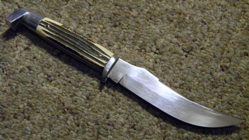 Queen Steel #77 Winterbottom Bone Fixed Blade Sheath Knife