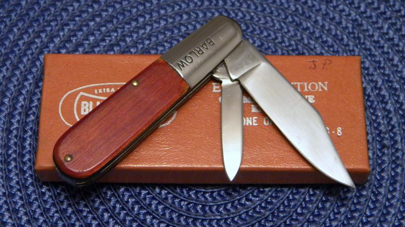 John Primble Belknap USA Wood BG-8 Barlow Knife 8Th Edition Blue Grass ...