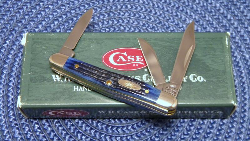 Case XX USA 2000 Blue Rogers Bone 6327 SS Small Stockman Knife - NIB