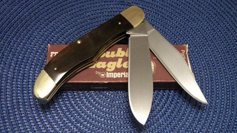 Frontier Double Eagle Imperial Stainless USA 4625 Wood Folding Hunter ...