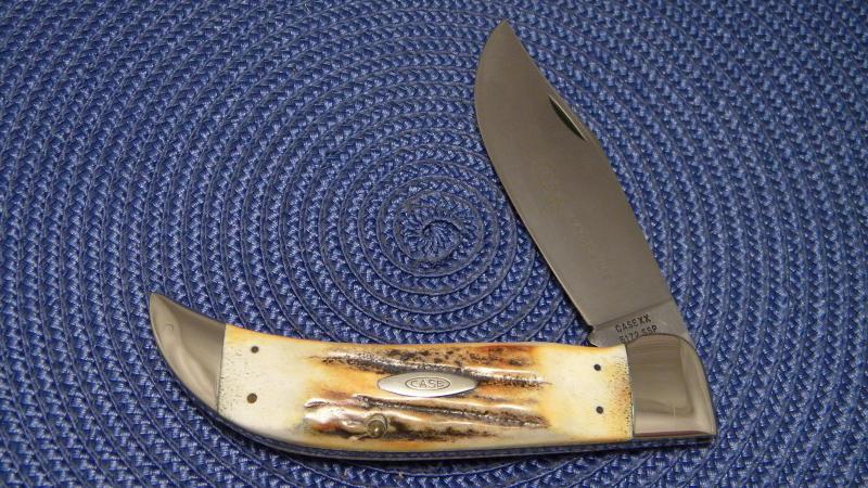 Case XX USA 4 Dot (1976) Stag 5172 SSP Razor Edge Clasp Knife