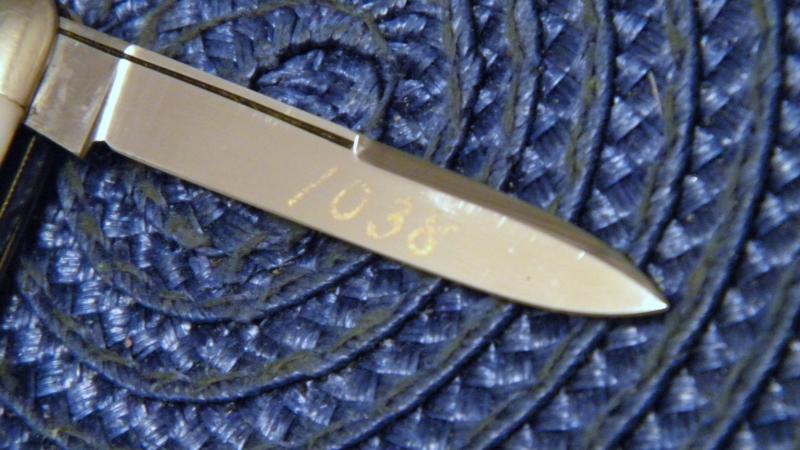 I* X.L. George Wostenholm Sheffield Pearl 4 Blade Knife *Salesman Sample*