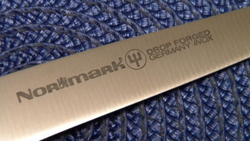 Normark Drop Forged Germany INOX Black Medallion Fillet Knife & Sheath ...