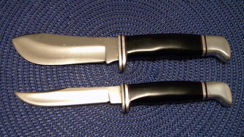 Buck USA 104 Fixed Blade Hunting Sheath Knife Twin Set "102 & 103" c ...