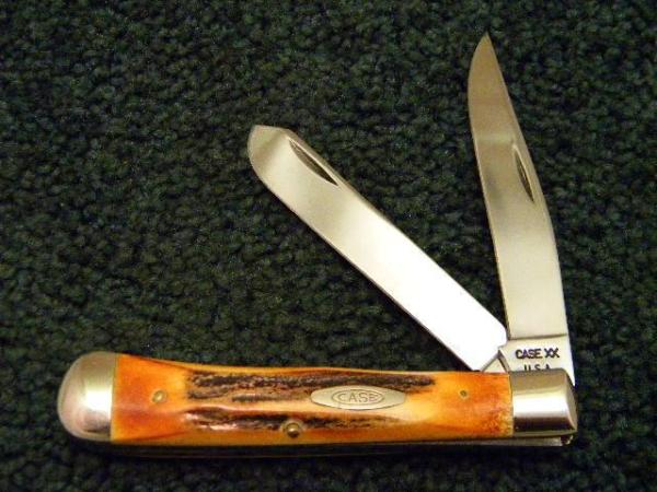 Case XX USA 10 Dot (1970) 5254 Stag Trapper