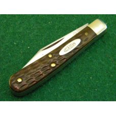 Rare Case XX (Circle C Tested Era) 6229 1/2 Green Bone Tadpole Knife C ...