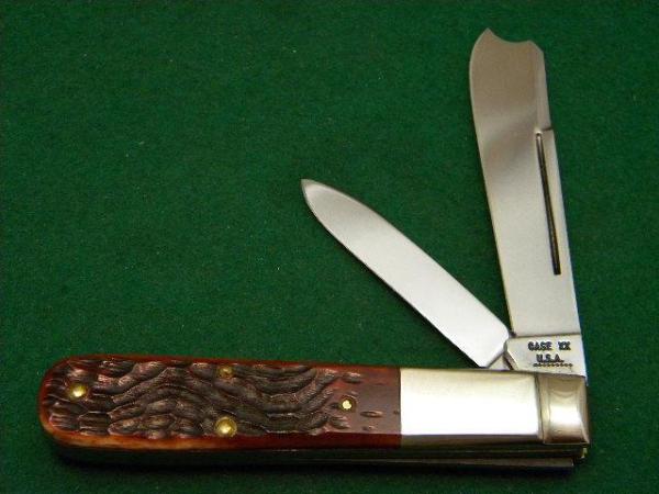 Case XX USA 9 Dot (1971) Bone 6205R One Arm Razor Knife