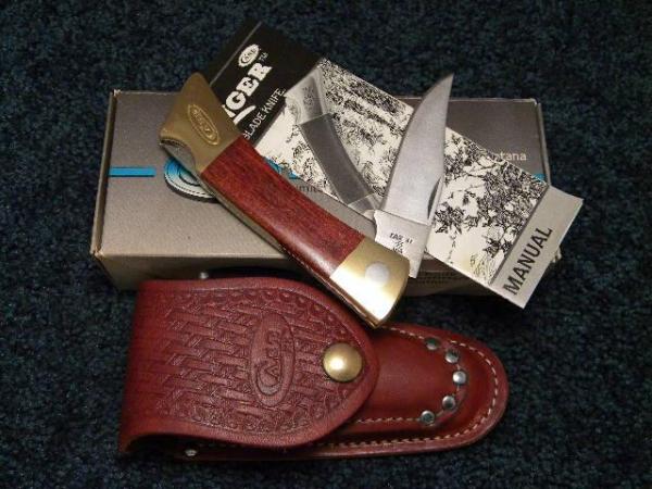 Case XX SS USA 3 Dot (1987) Wood XX Changer Lockback Knife - NIB