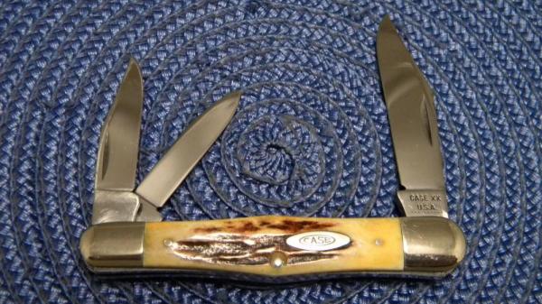 Case XX USA 10 Dot (1970) Stag 5383 Whittler Knife