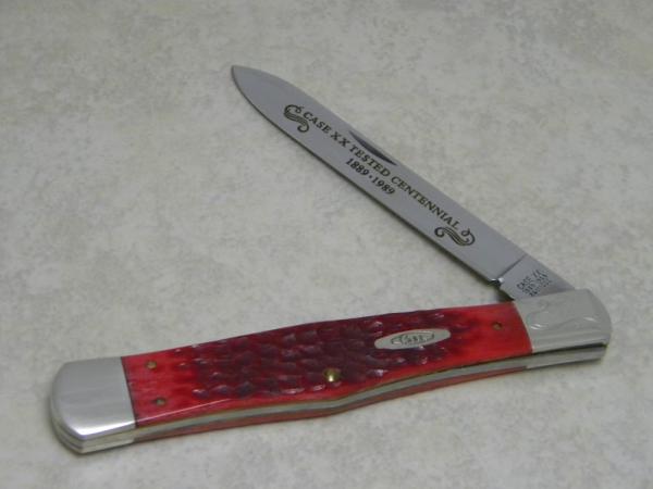 Case XX USA Tested Centennial 1889-1989 Serial #050 Red Bone R61113 ...