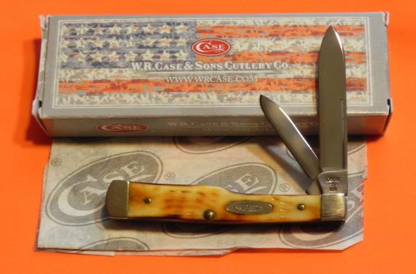 Case xx 1986 GunStock Knife (6215 SS) w Beautiful Pocket Worn Antique ...
