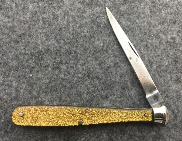 Goldstone BASEBALL BAT Figural Knife