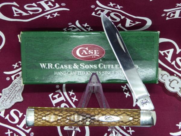 2005 Case Doctor Knife, Oak handles, rattlesnake etch
