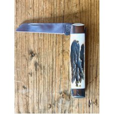 A. Wright & Son Senator Pocket Knife w/Stag Scales and Lambsfoot Blade