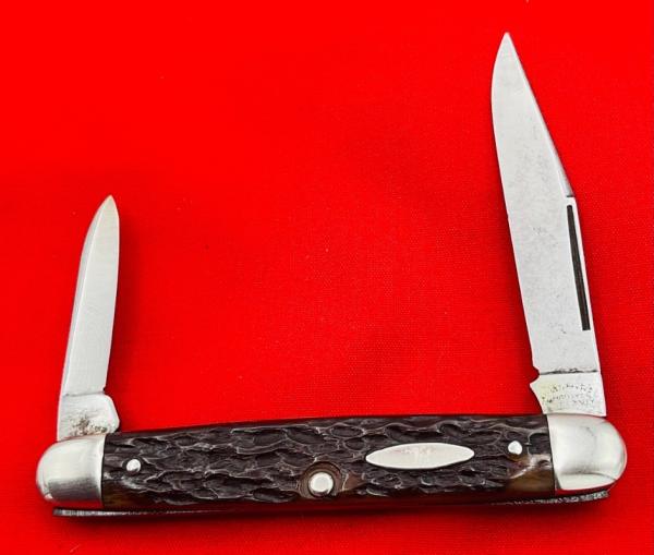 Vintage CATTARAUGUS CUTLERY CO 2-Blade Equal End Pen Folding Pocket ...
