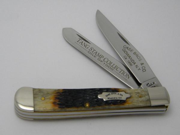 Case Bros. Cutlery Co. USA Gowanda NY Tang Stamp Collection Bone 6254 ...