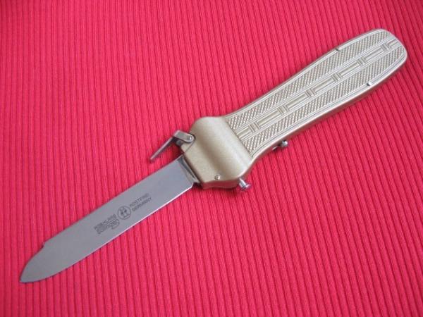 Vintage Robert KLAAS Solingen Germany Kissing Crane OTF Switchblade ...