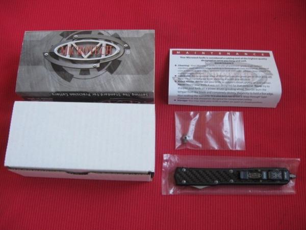 Microtech 2008 MAKORA ll DLC OTF 10 1/2" Switchblade Knife - New In Box w/Paperwork