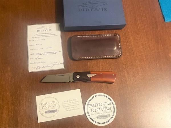 Birdvis Hitchcock V1 slipjoint by Nick Timpson.