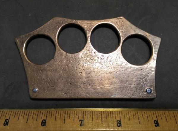 Set of Vintage Hand Made Brass Knuckles