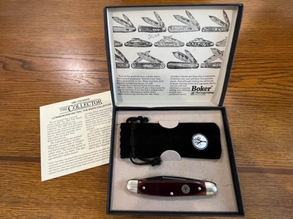 Boker Tree Brand 1981 "The Collector" Limited Edition Stockman Knife SN ...