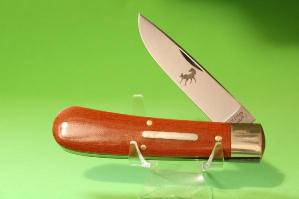 Great Eastern Cutlery GEC Tidioute 745125 "Mustang" - Rust Linen Micarta