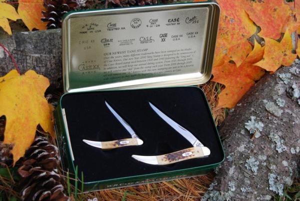 Case XX Antique Bone Toothpick Set