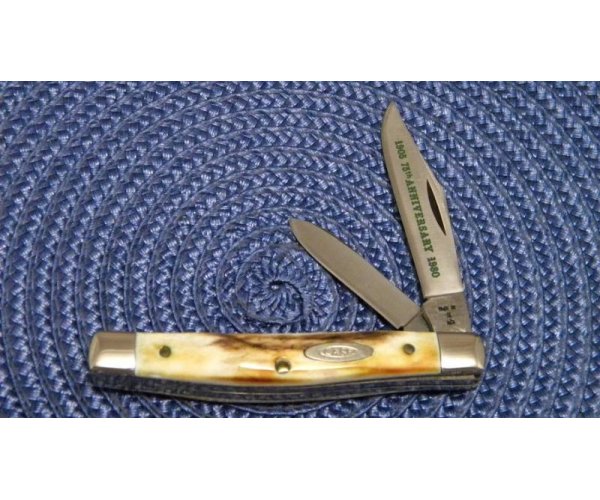 Case XX SS USA 10 Dot (1980) 75th Anniversary Stag 5244 SSP Little Jack ...