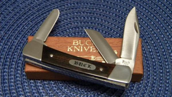 Buck USA Model # 705 Wood Colt Stockman Knife c.Pre-1986 - NIB