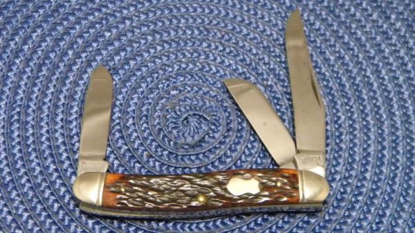 John Primble Belknap HDW & MFG Co. 5386 Bone Stockman Knife - c.1940-1968